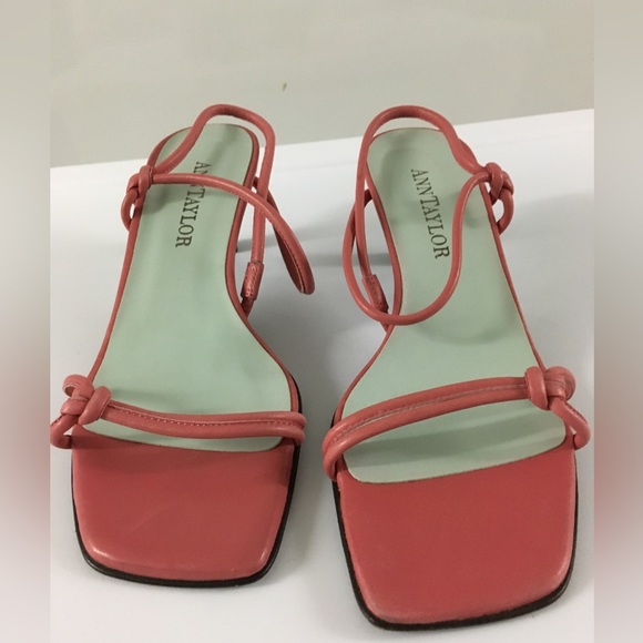 Ann Taylor | Shoes | Nwot Ann Taylor Pinksalmon Strap Sandals | Poshmark